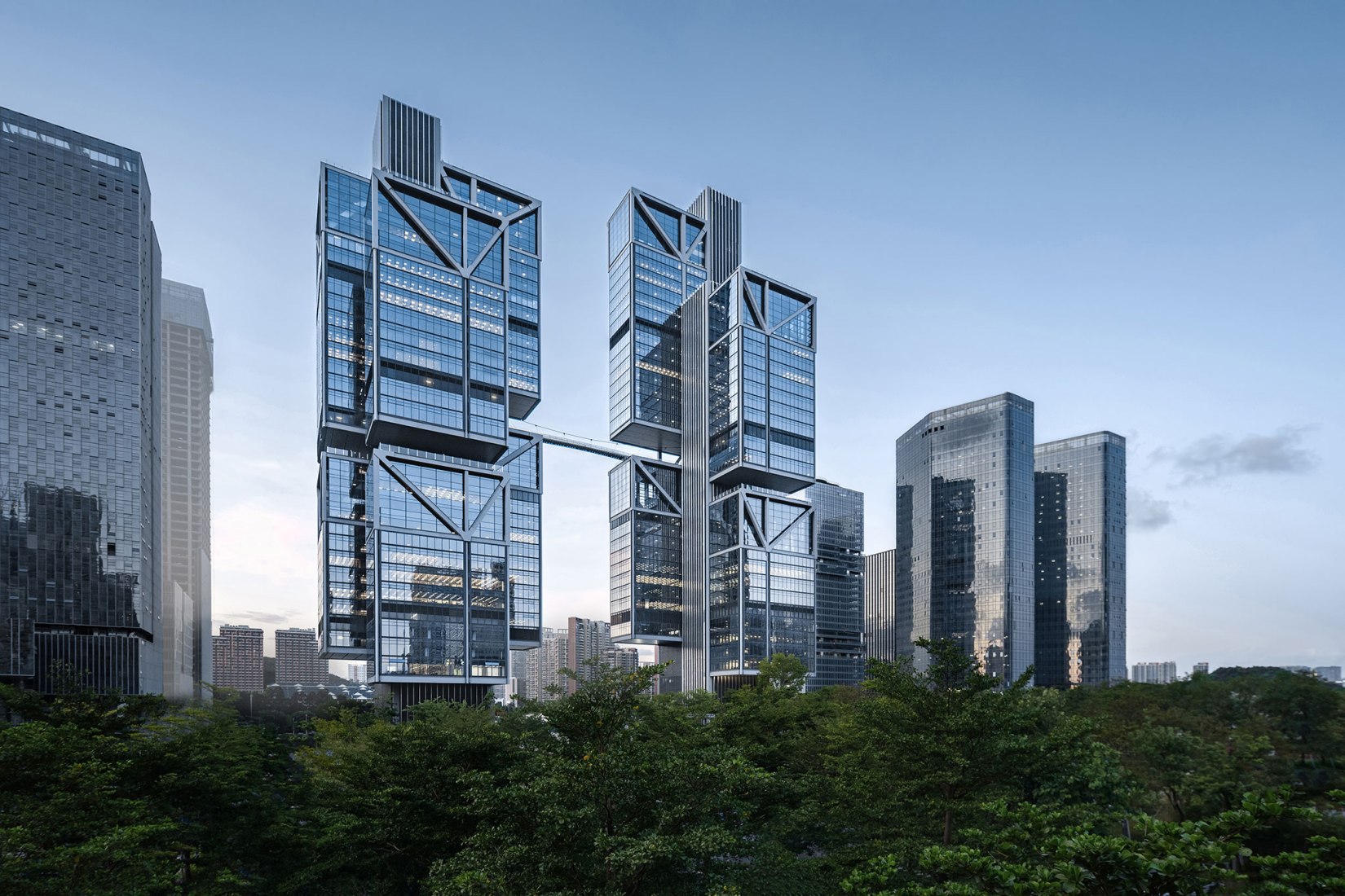 Foster + Partners completes new DJI Sky City skyscrapers | The Strength ...