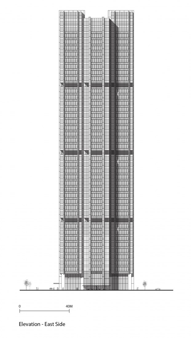 Foster + Partners completa la primera torre de oficinas en Suhewan ...