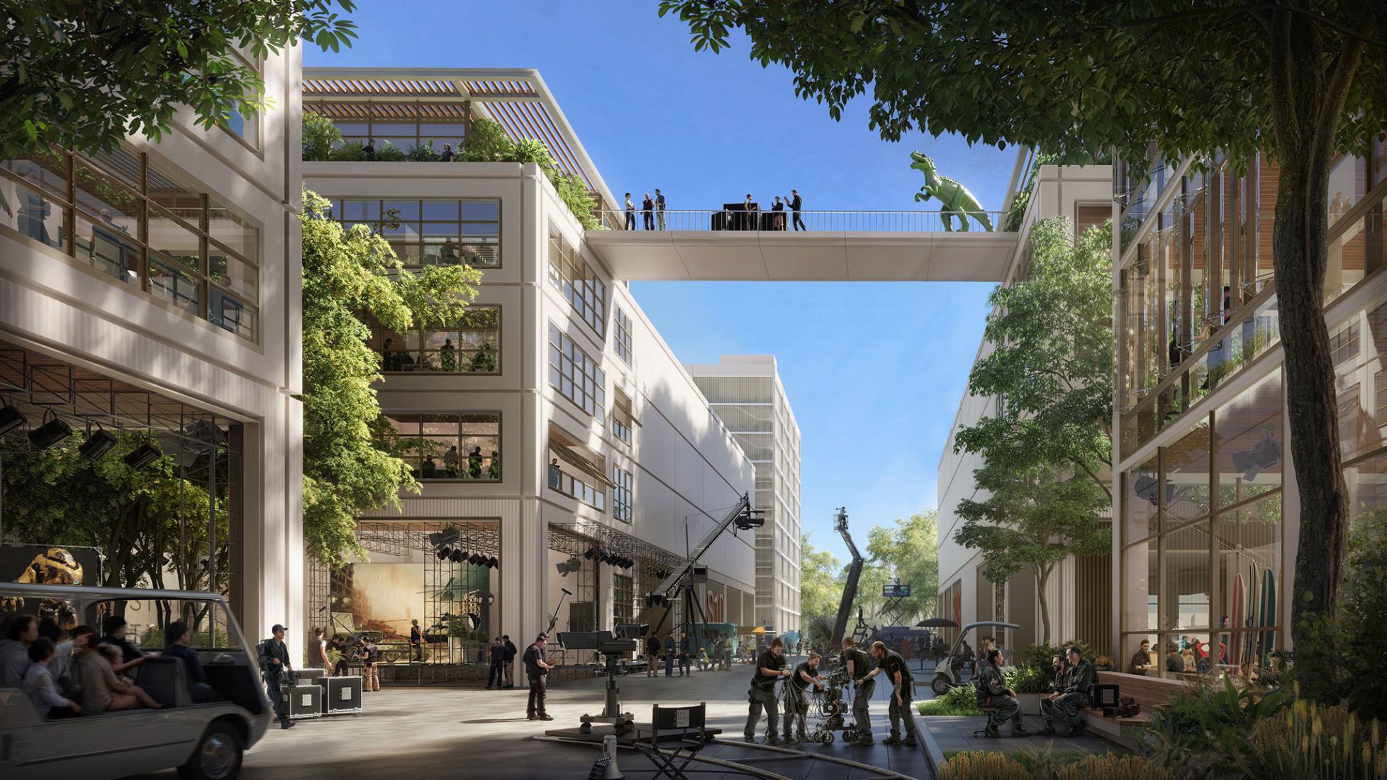 Un desarrollo pensando con escala de ciudad. Television City 2050 por ...