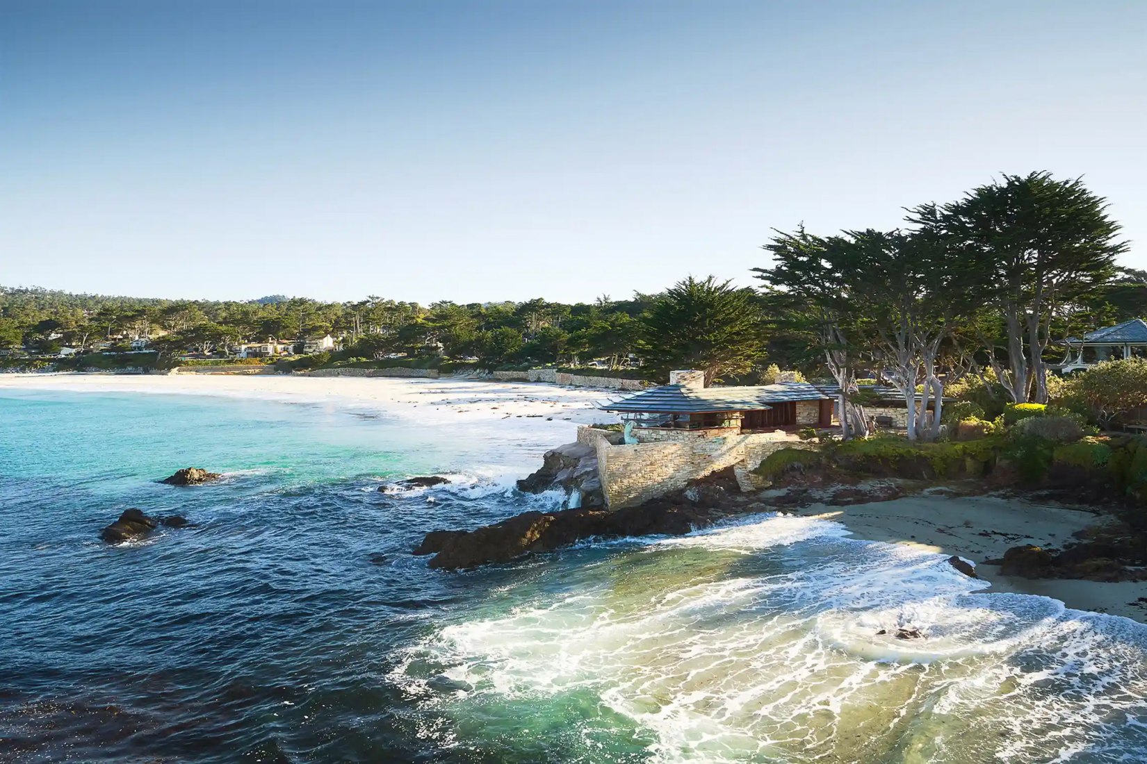«Cabaña en las rocas» o Casa de la Sra. Clinton Walker de Frank Lloyd ...