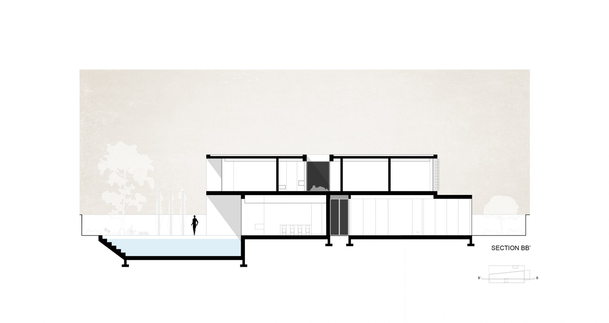 From the inside to the outside in one jump. Diagonal House by Frari ...