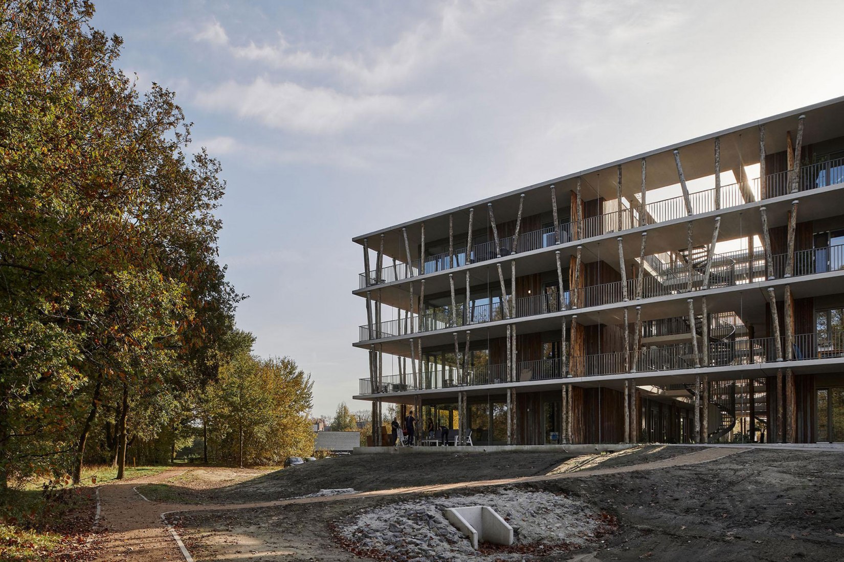 "Shinrin-yoku" in Architecture. Bosbad vs Forest bath residential ...
