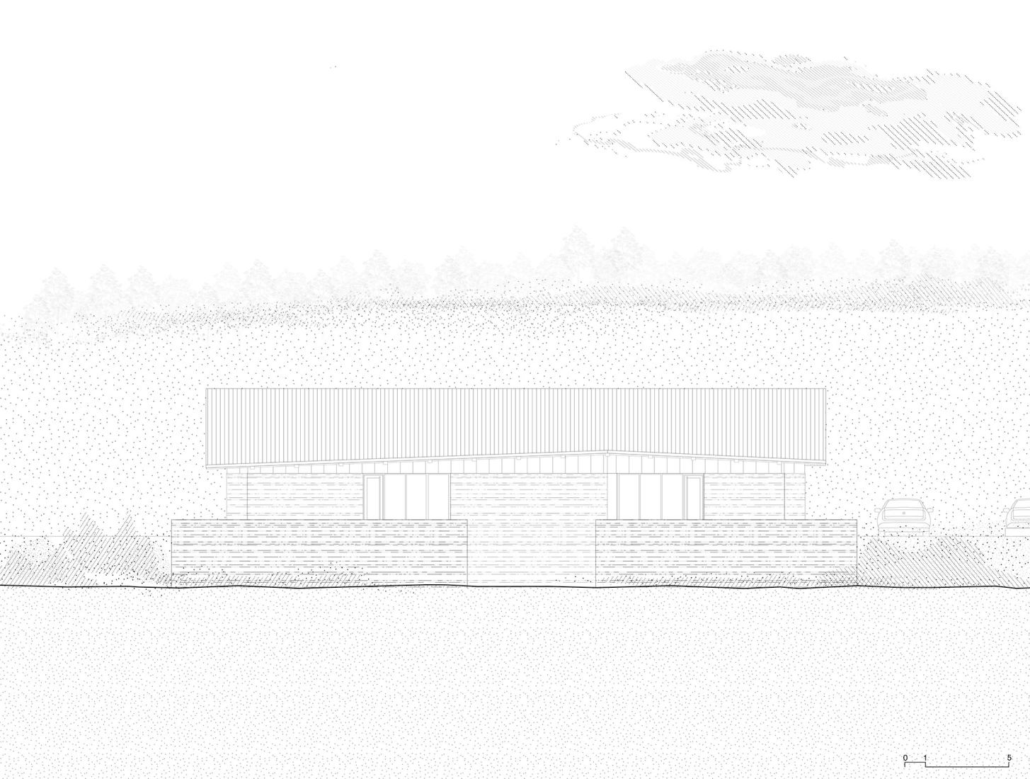Dialogue with the countryside. Community hall by graal | The Strength ...