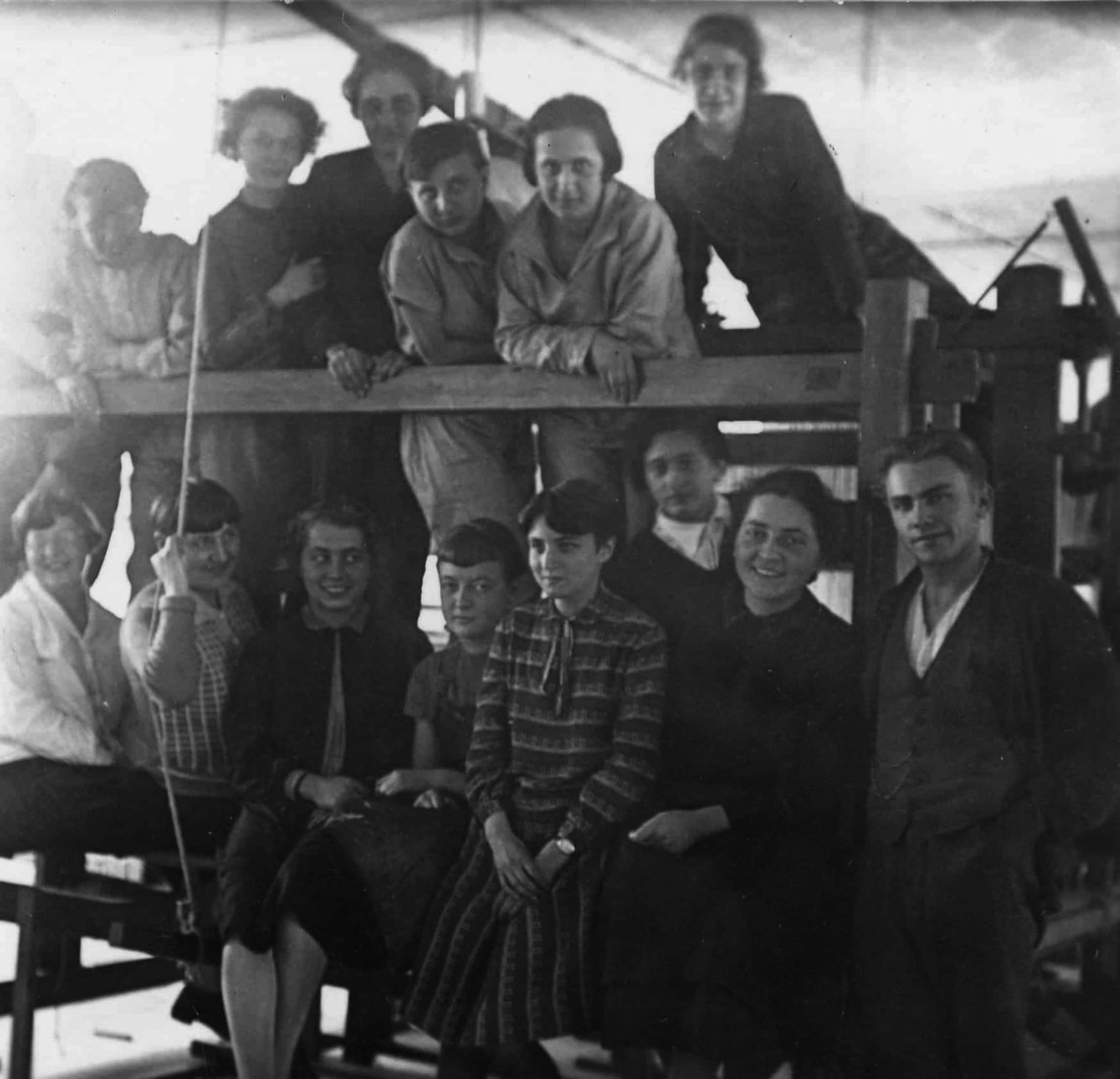 Gunta Stölzl, teacher and director of the textile workshop of the ...