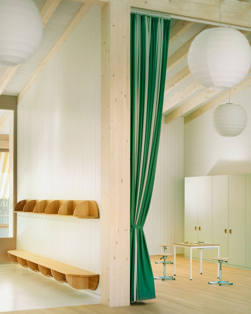 Learning space connected to nature. Aaberg School by Haller Gut ...