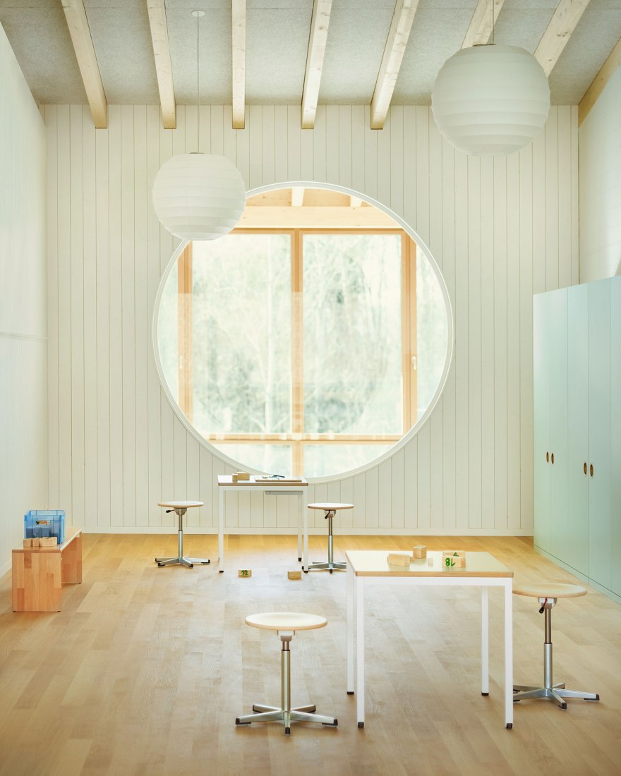 Learning space connected to nature. Aaberg School by Haller Gut ...