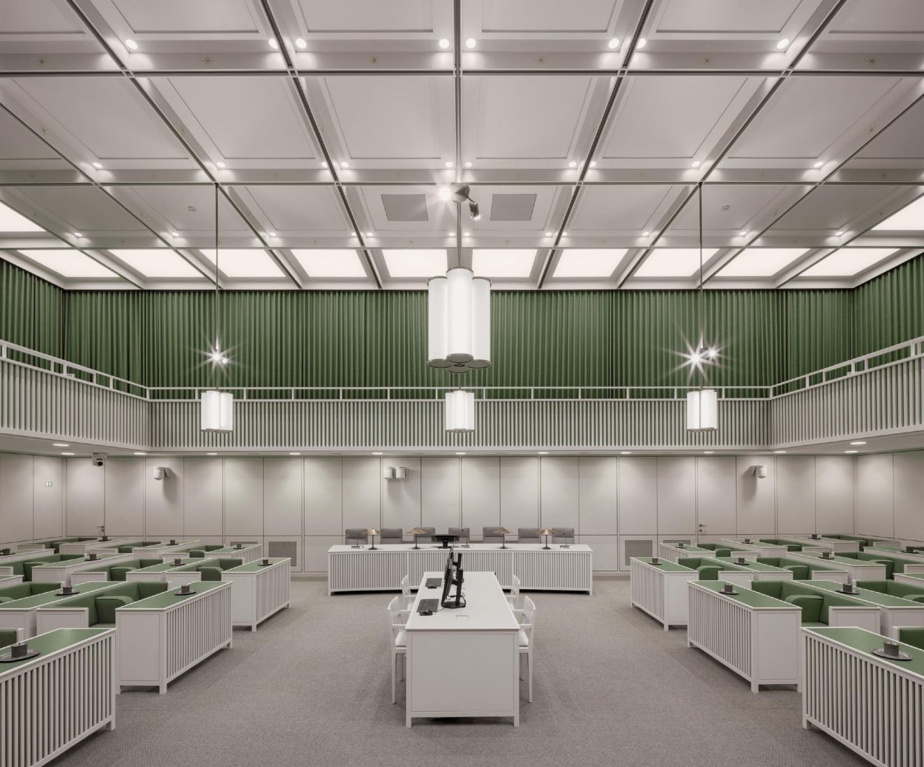 Temporary scenery for the Dutch Upper House and Council of State by ...