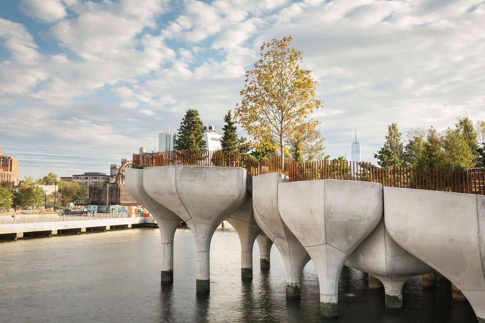 Heatherwick S 212 Million Park A New Landscape Floating On The Hudson