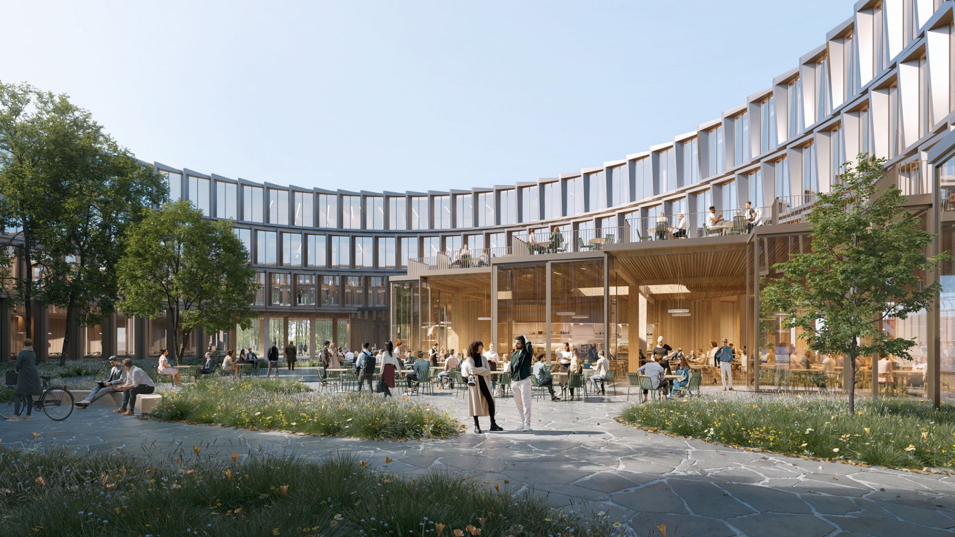 Henning Larsen proyecta un edificio circular de madera para el CERN ...