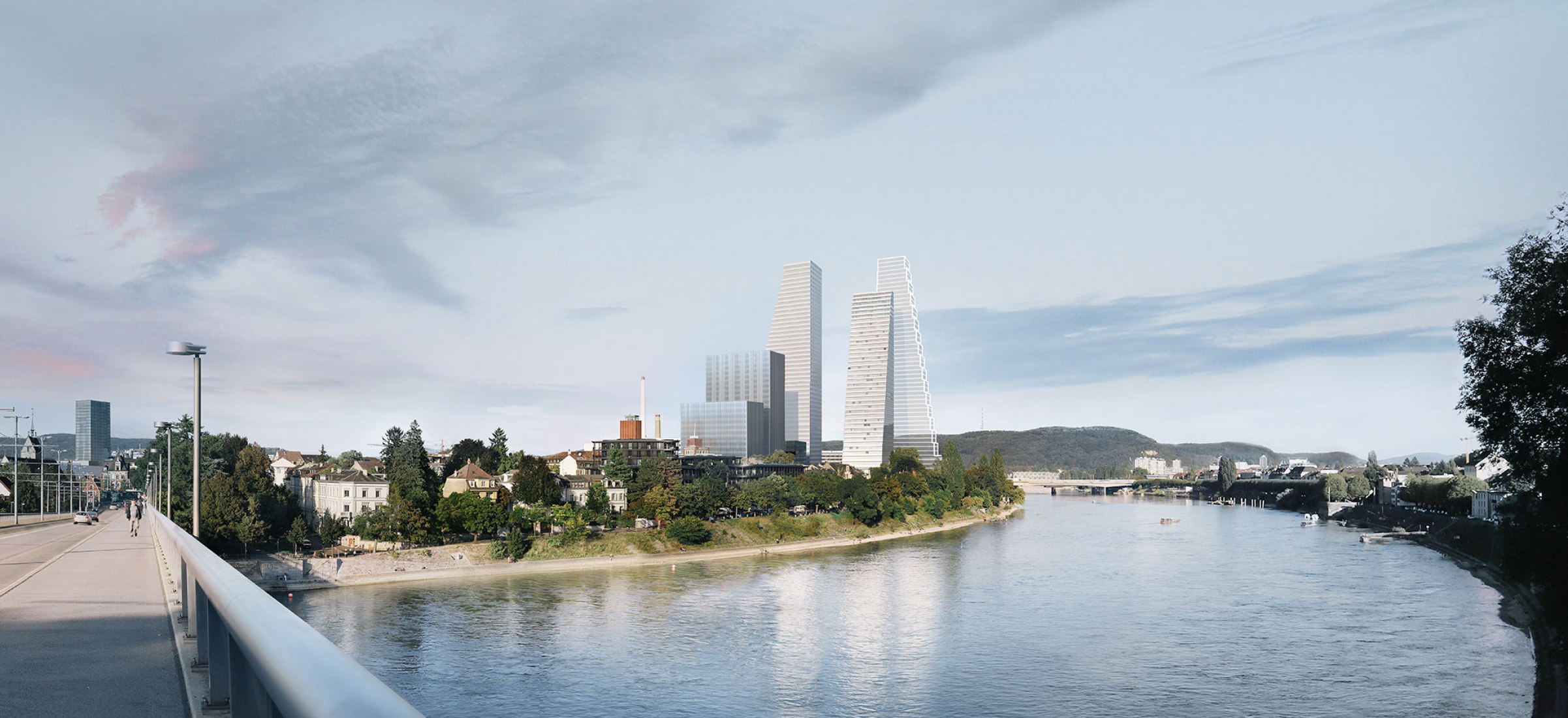 Radical transformation of Basel with the Roche building complex ...