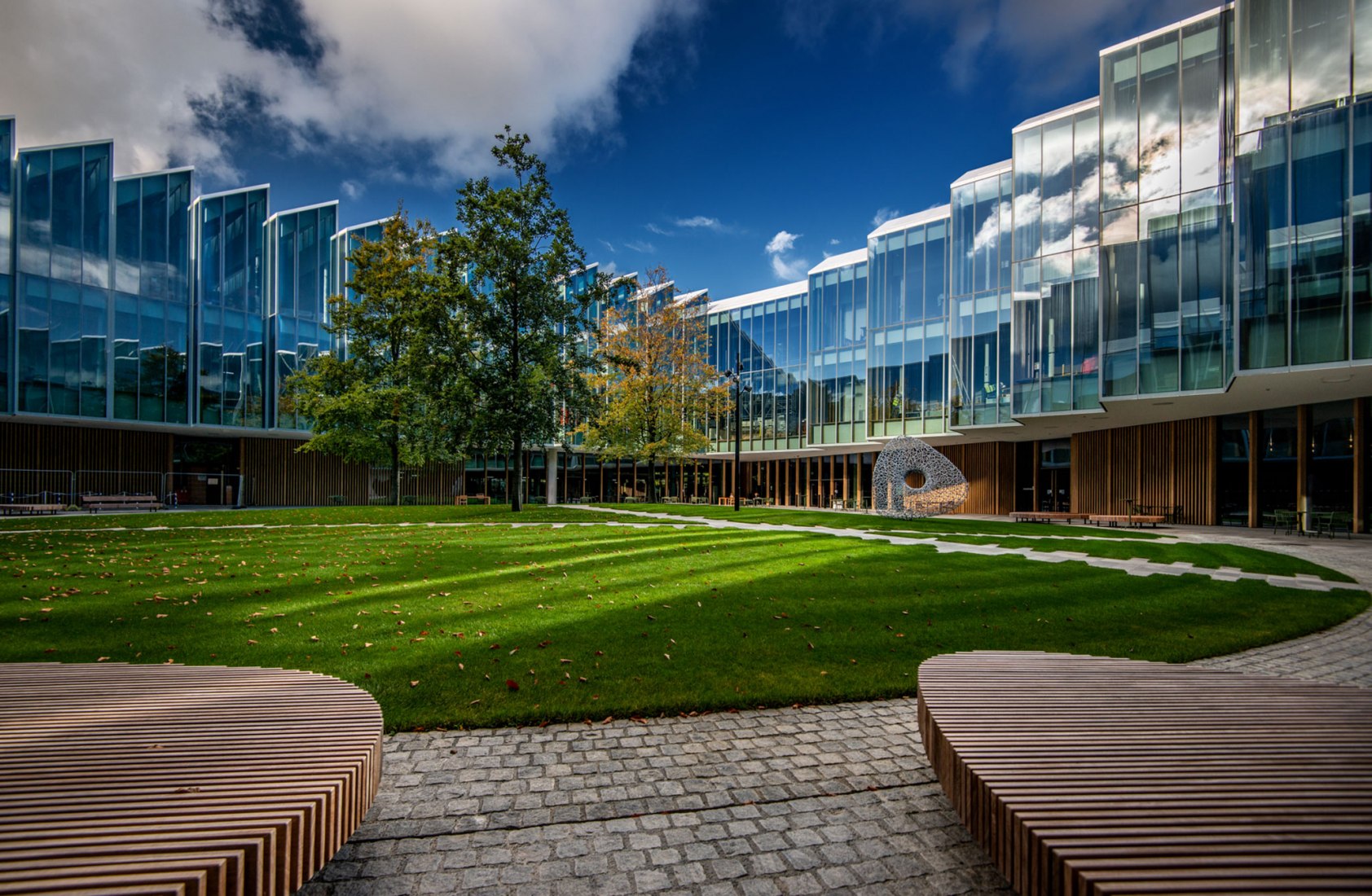 A toothed corona something special. AstraZeneca’s The Discovery Centre ...