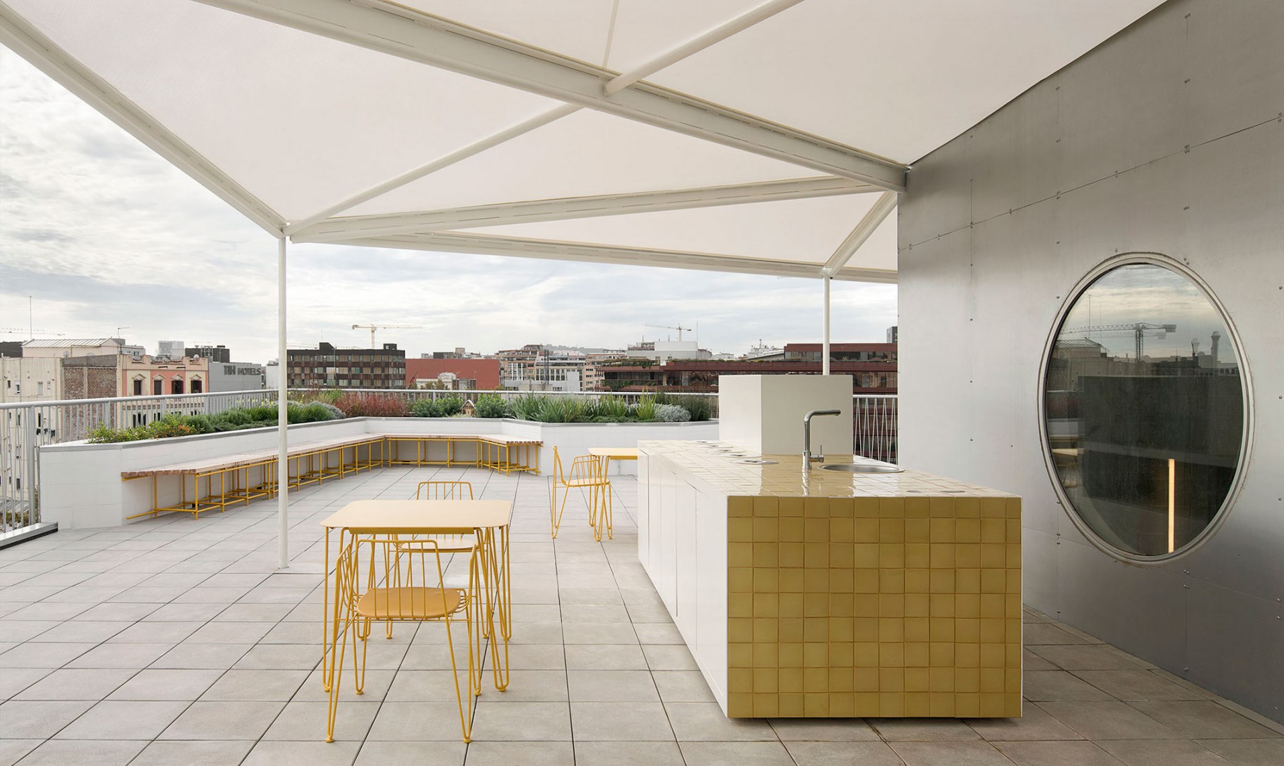 Empowering double height spaces. Office building by Ida | The Strength ...
