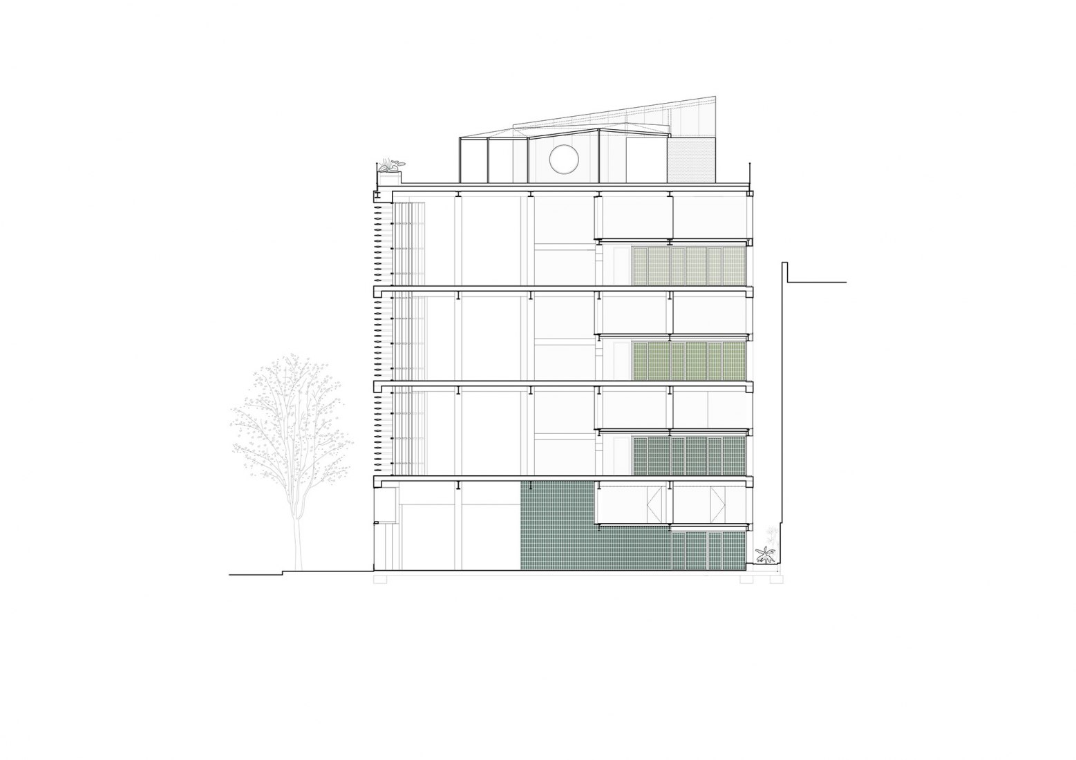Empowering double height spaces. Office building by Ida | The Strength ...