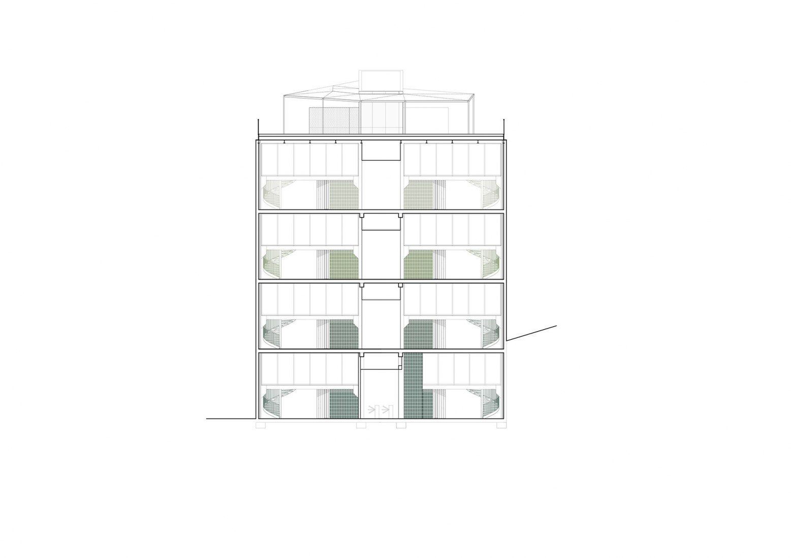 Empowering double height spaces. Office building by Ida | The Strength ...