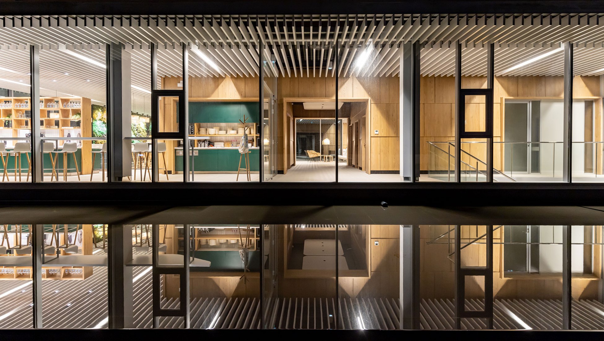 A window into the forest. AGUR company new headquarters by IDOM | The ...