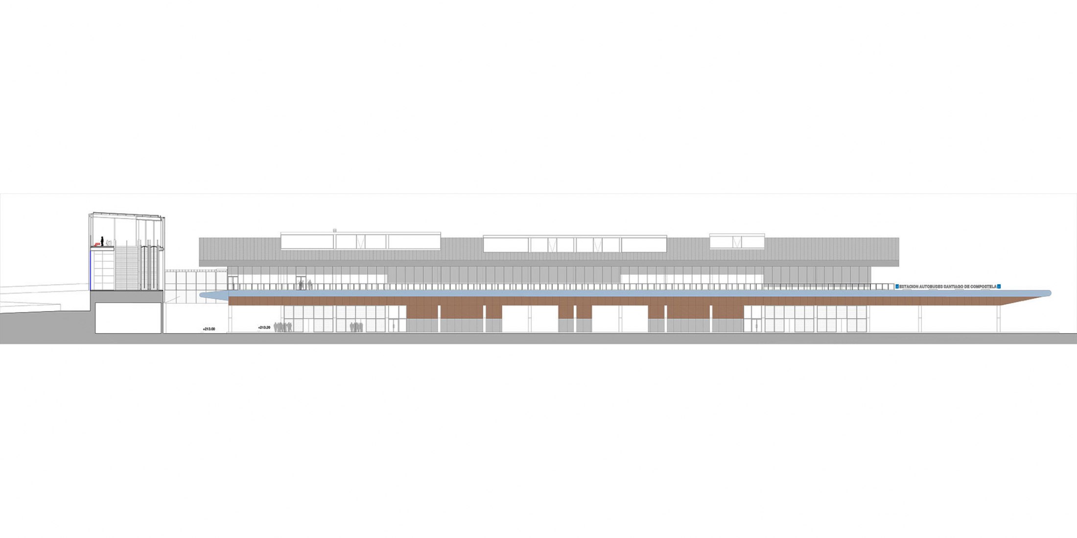 Spaces for movement. Bus Station in the Santiago de Compostela ...