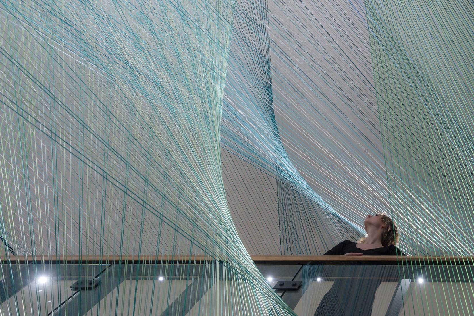 Strings, color and light. Corolla by Inés Esnal | The Strength of ...