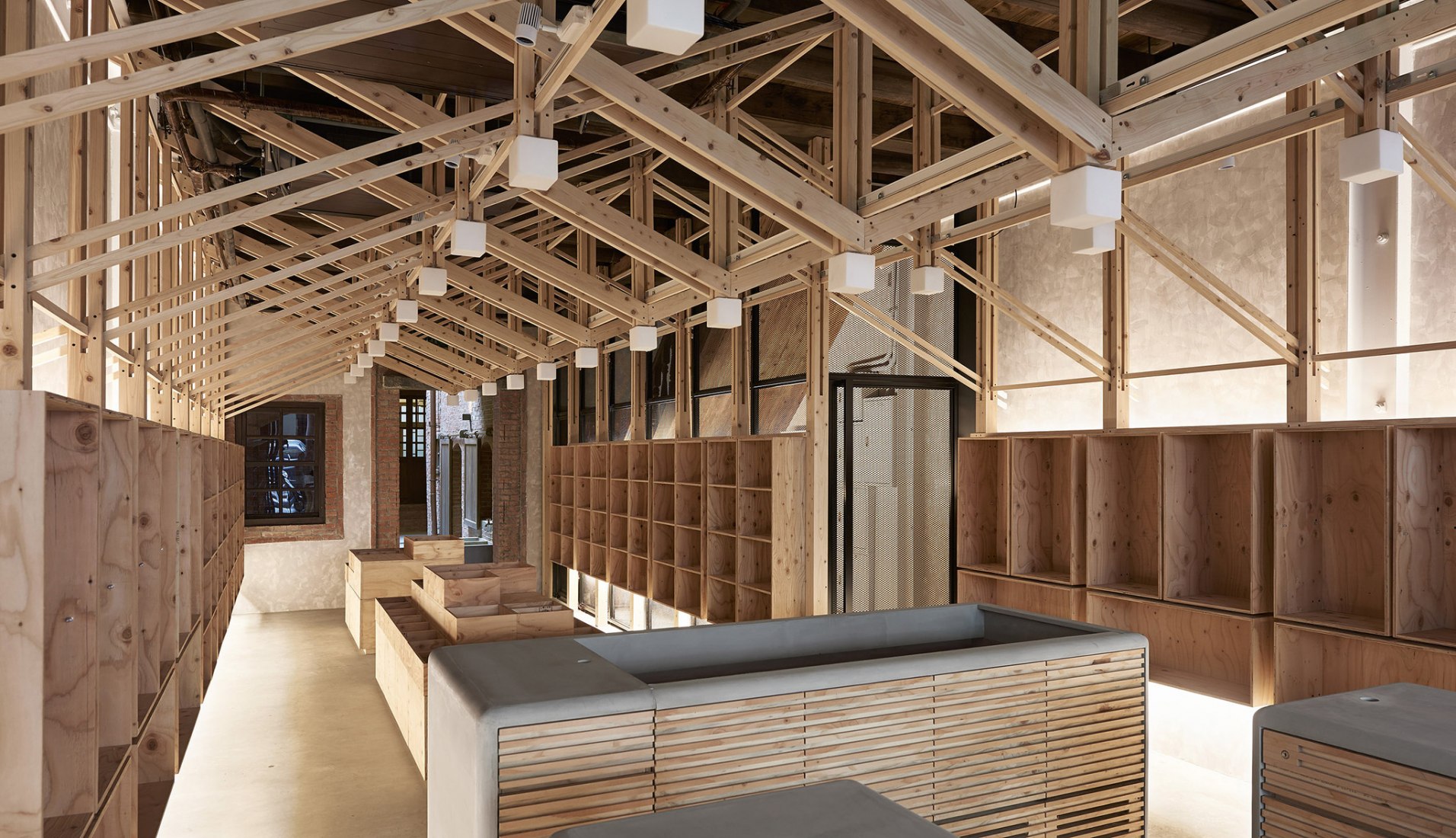 Renovation of an old rice warehouse by B + P Architects & dotze ...