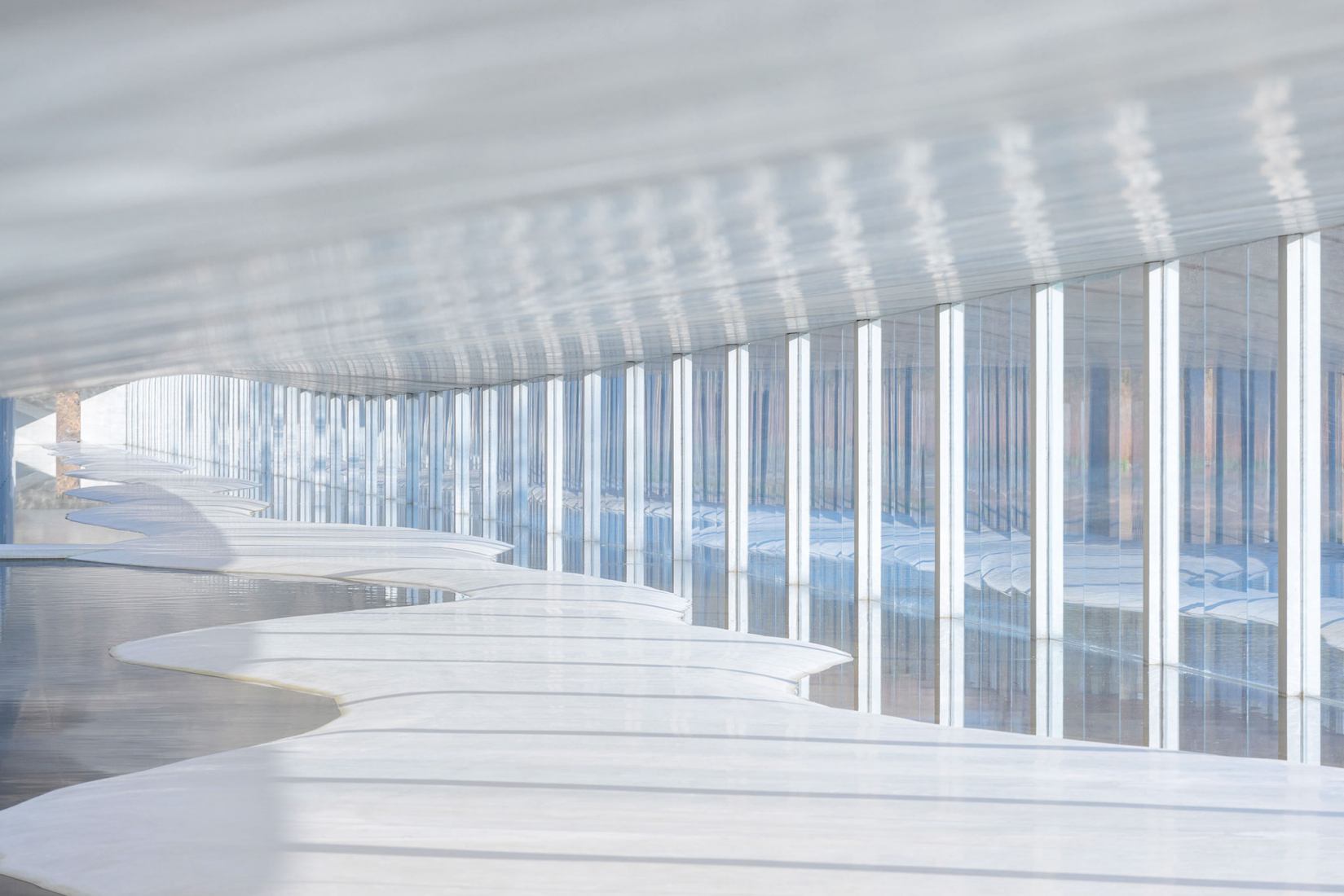 Illusory and gigantic relationship with nature. Zaishui Art museum by ...