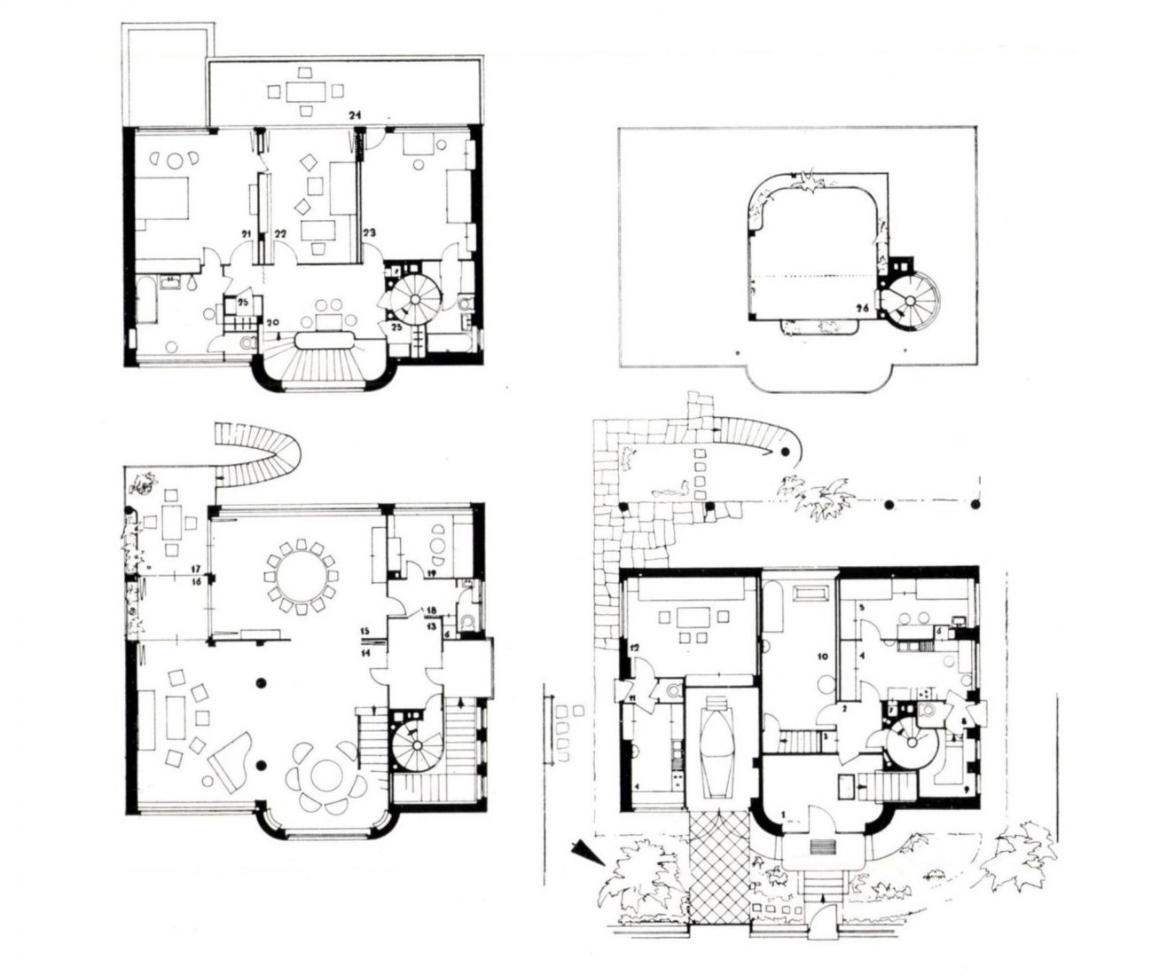 Villa for an opera singer. Renovation, Villa Walter Rozsi by József ...