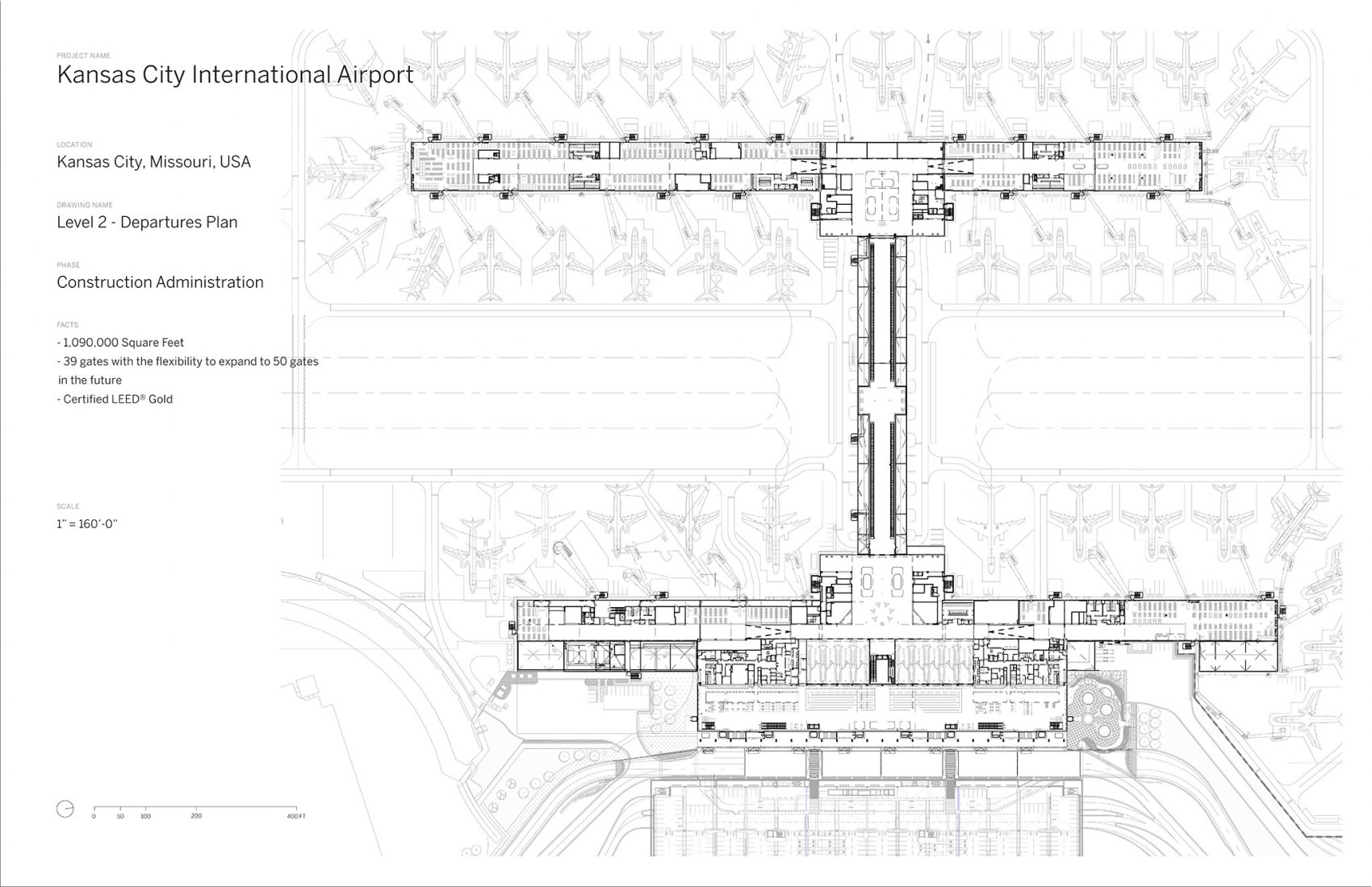 Remodeling of a terminal. Kansas City International Airport’s New ...