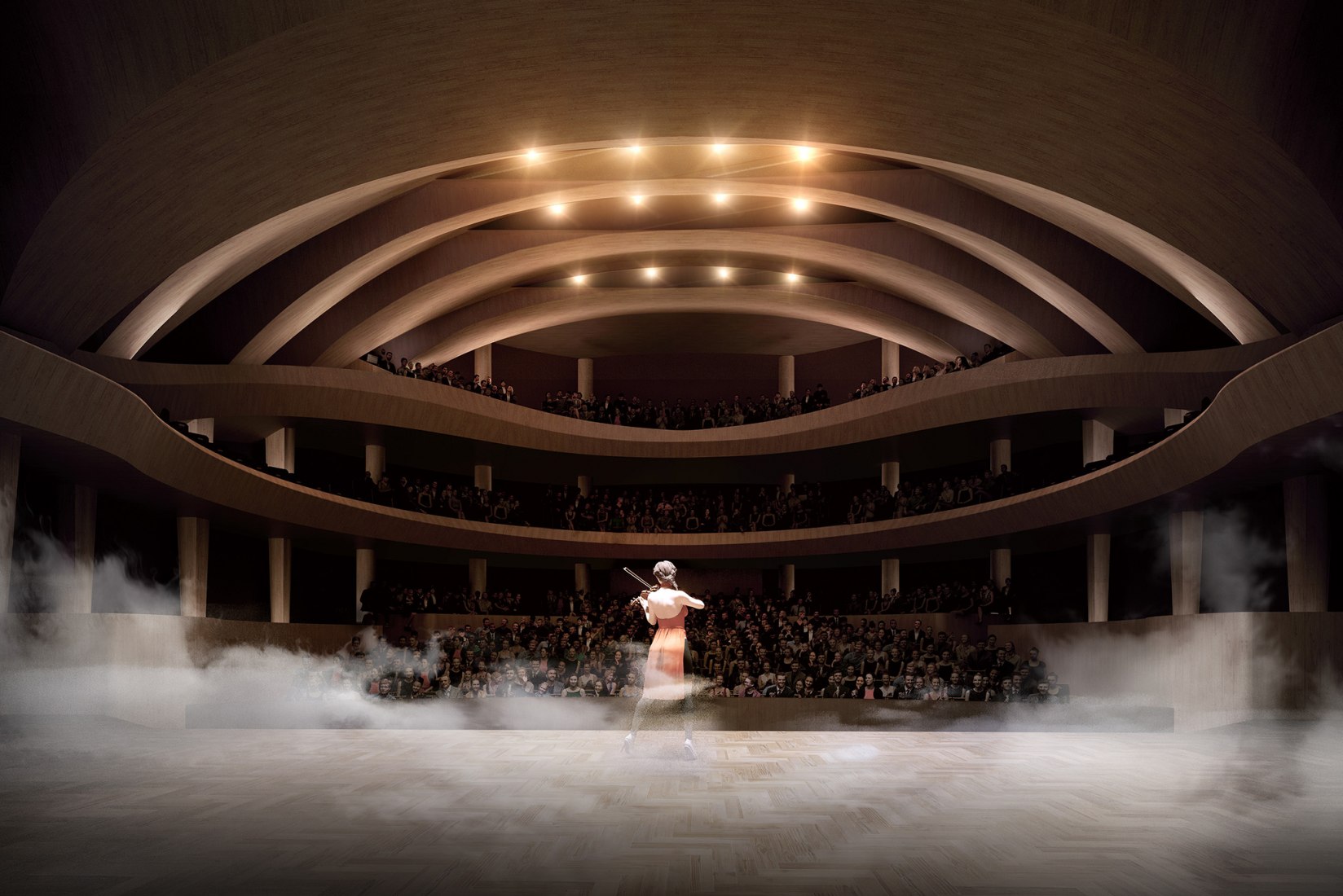 Kengo Kuma wins the competition to design the Kamal Theater in Kazan ...