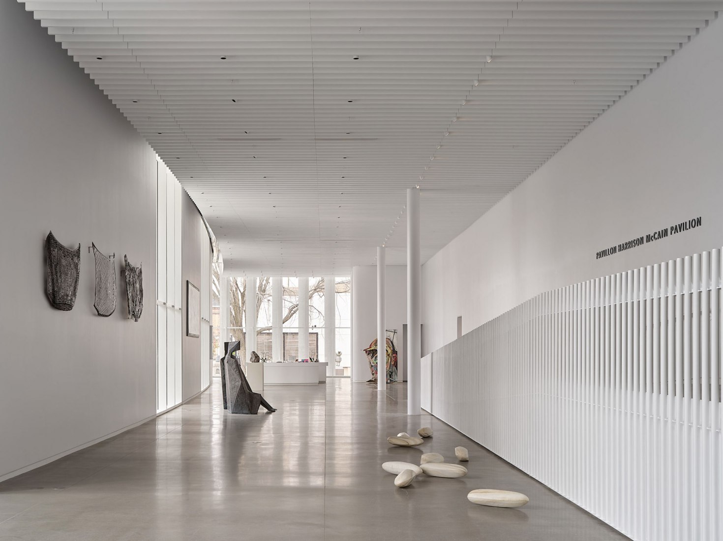 Reinterpretation of a classic colonnade to enter. Beaverbrook Art ...