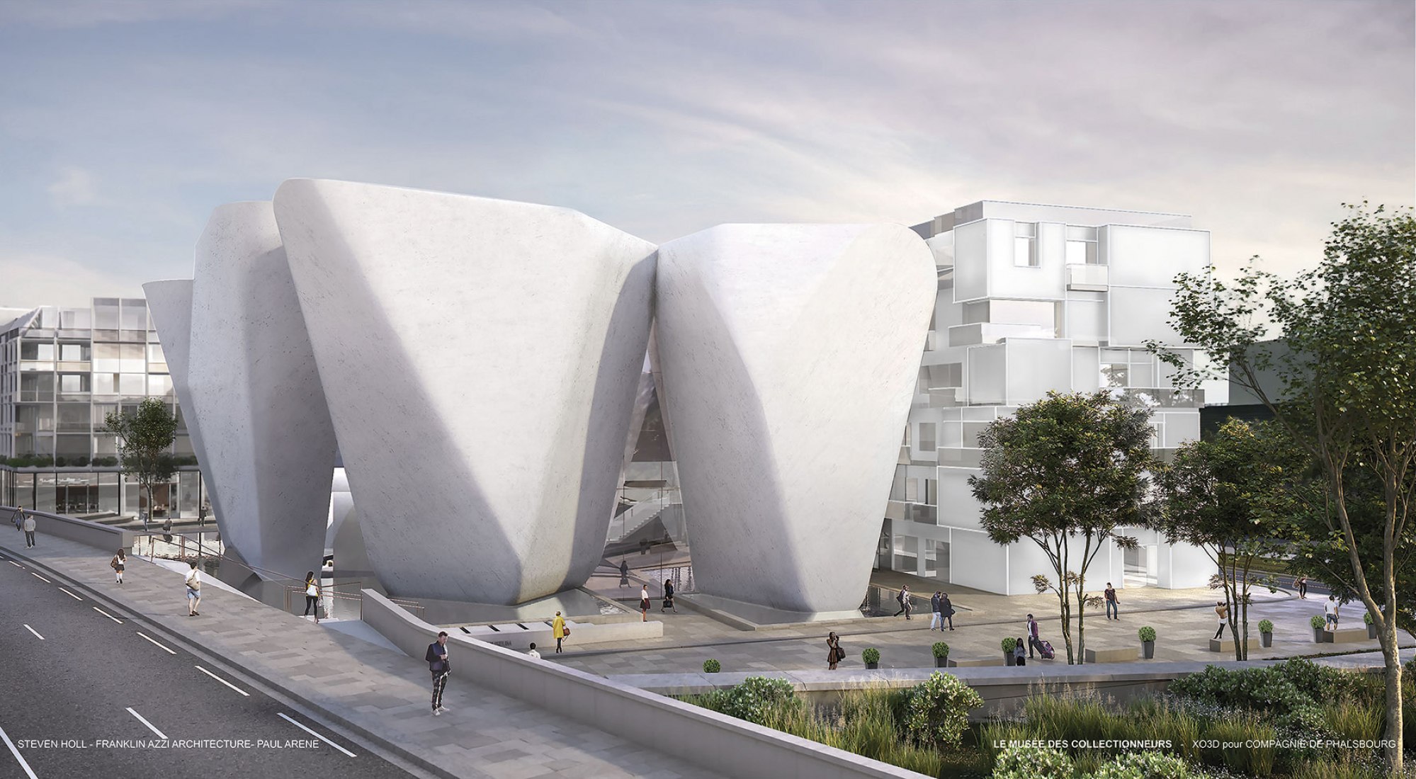 Steven Holl, Franklin Azzi Arch, Paul Arene wins the competition for ...