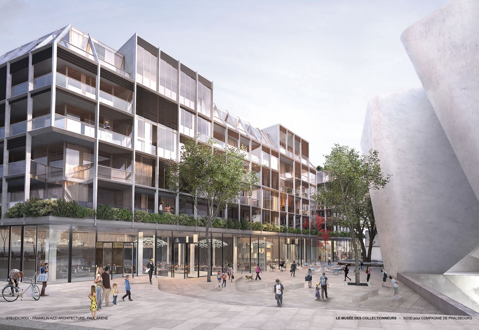 Steven Holl, Franklin Azzi Arch, Paul Arene wins the competition for ...