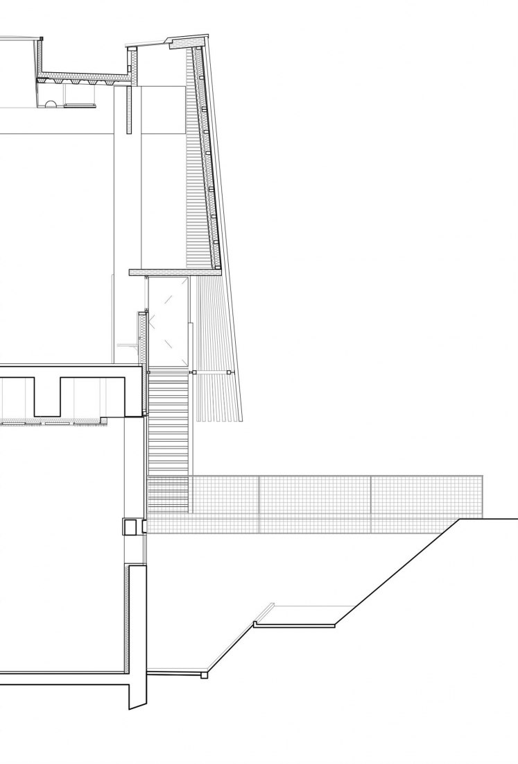 A renovated space for abstract art. Sport Center Paris by Leclercq ...