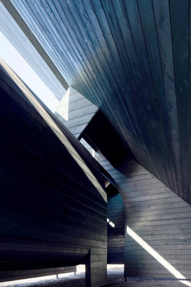 Experiment on space prototype. Wood Pavilion #1 by LIN Architecture ...