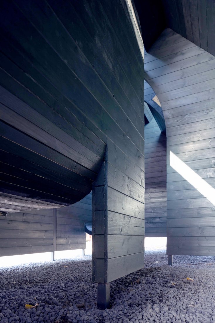 Experiment on space prototype. Wood Pavilion #1 by LIN Architecture ...