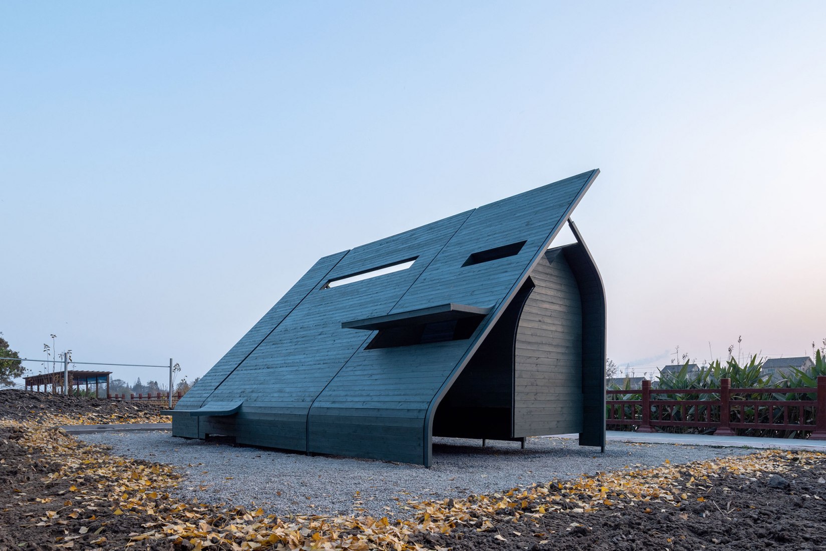 Experiment on space prototype. Wood Pavilion #1 by LIN Architecture ...