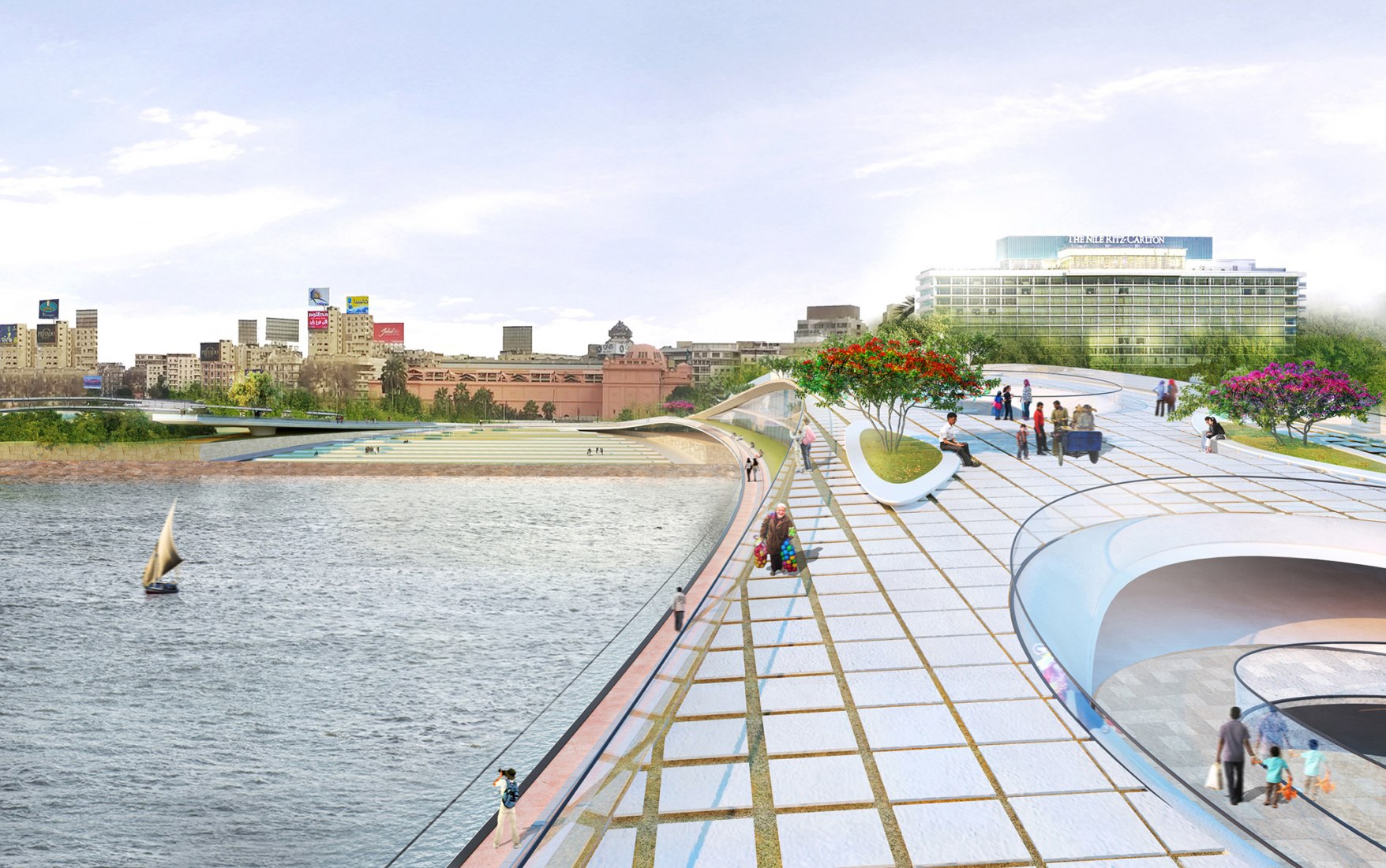 Ganadores del Premio Rifat Chadirji 2020. Puente peatonal sobre el Nilo | Sobre Arquitectura y ...