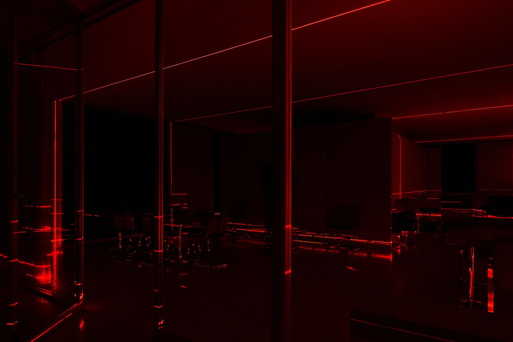 Geometry of Light en la Casa Farnsworth por Luftwerk & Iker Gil | Sobre ...