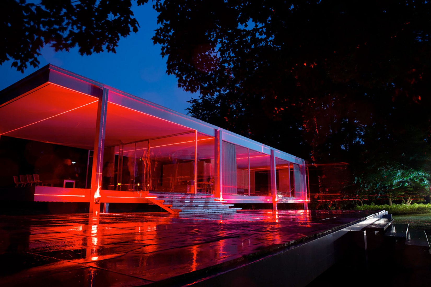 Geometry of Light en la Casa Farnsworth por Luftwerk & Iker Gil | Sobre ...