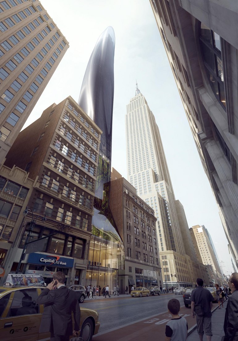 ‘East 34th’ una torre orgánica por MAD Architects en el Skyline de ...