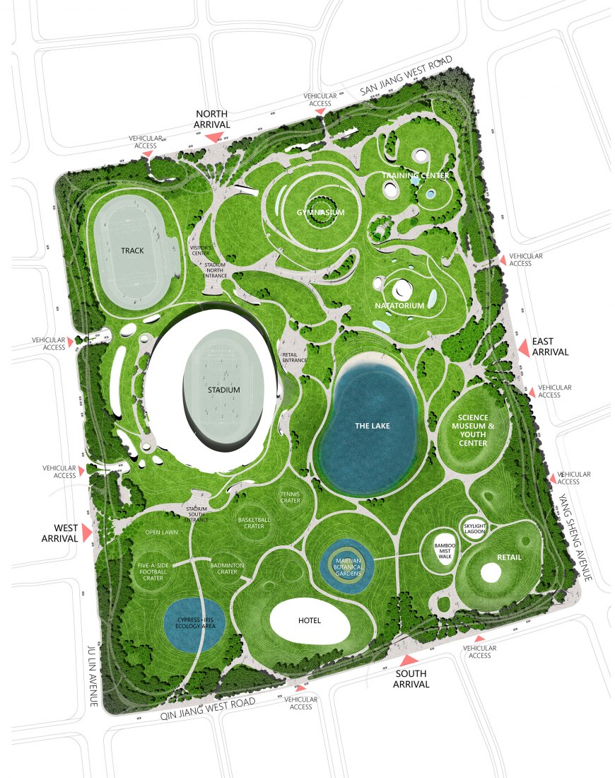 Construction Underway on “Quzhou Sports Campus” by MAD Architects | The ...