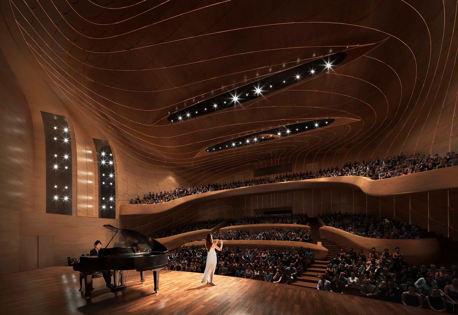 MAD Architects publishes plans for the new Anji Arts and Culture Center ...
