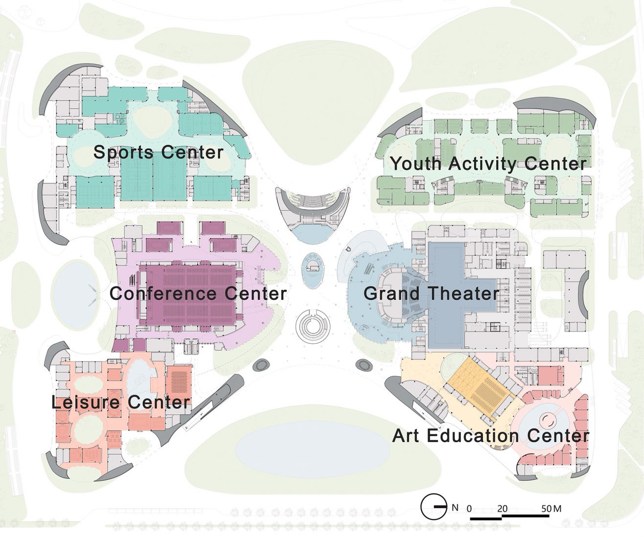 MAD Architects publishes plans for the new Anji Arts and Culture Center ...