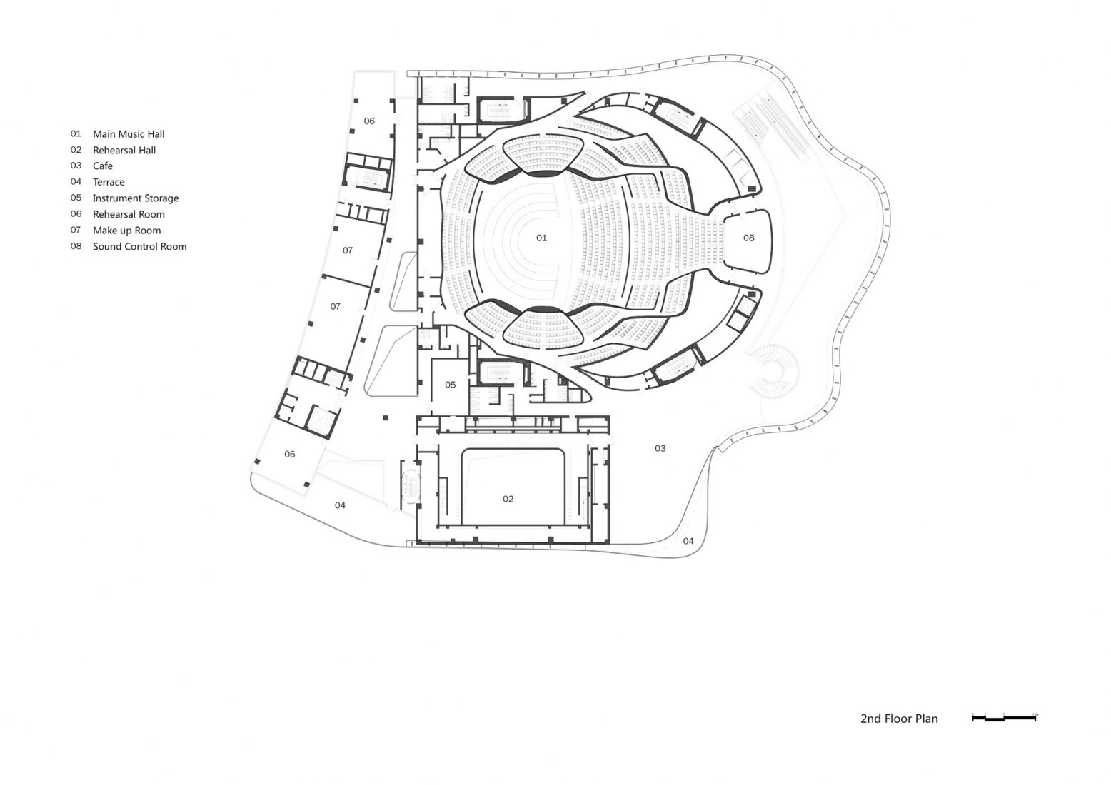 The China Philharmonic Orchestra by MAD Architects, a translucent ...