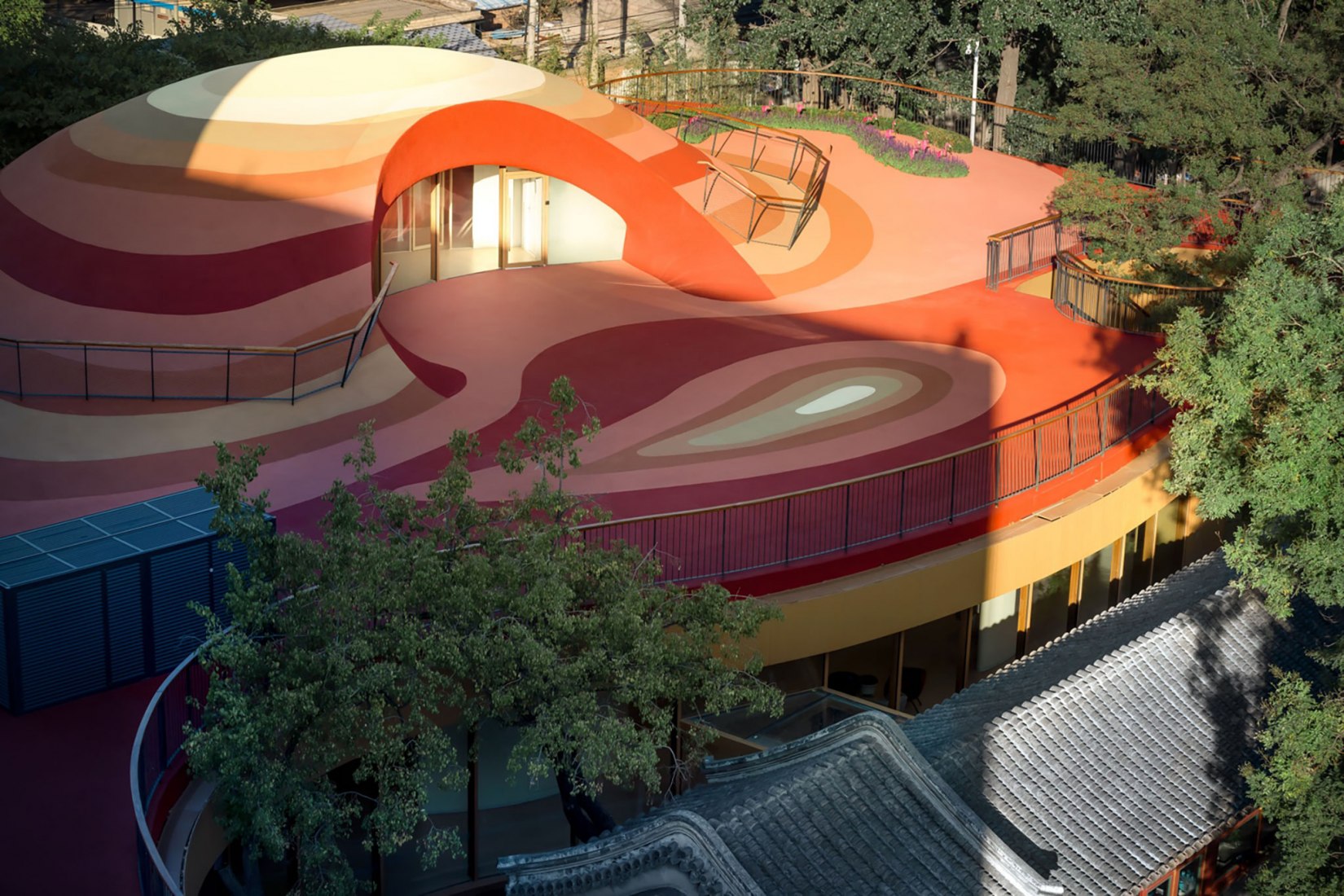 Third landscape. YueCheng Courtyard Kindergarten by MAD Architects ...