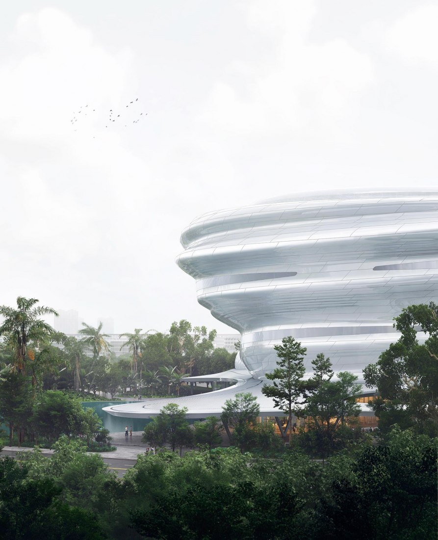 A cloud between the jungle and the city. Work begins on MAD's Hainan ...