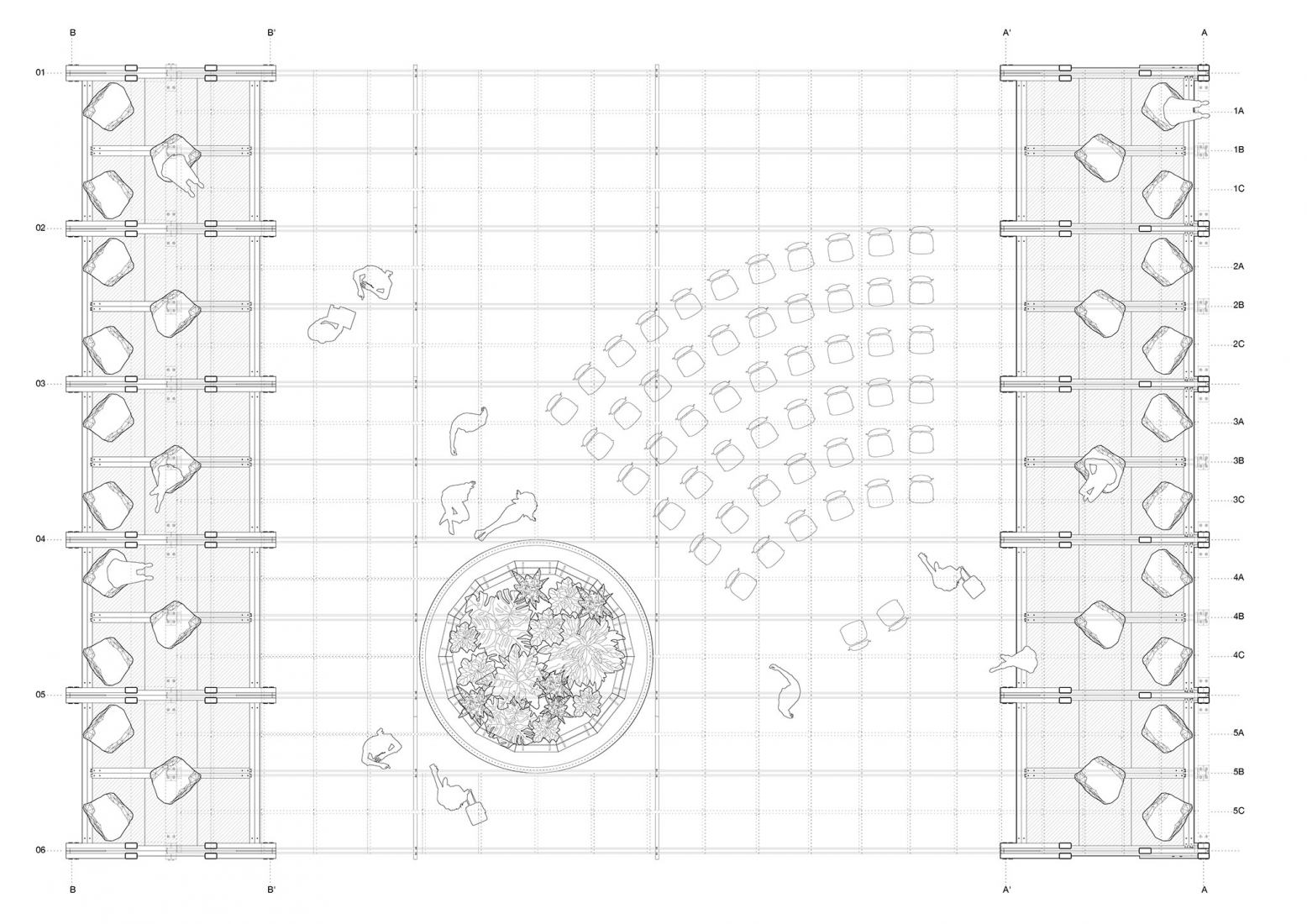 Yuxtaposición de necesidades y métodos tradicionales. Pabellón ...
