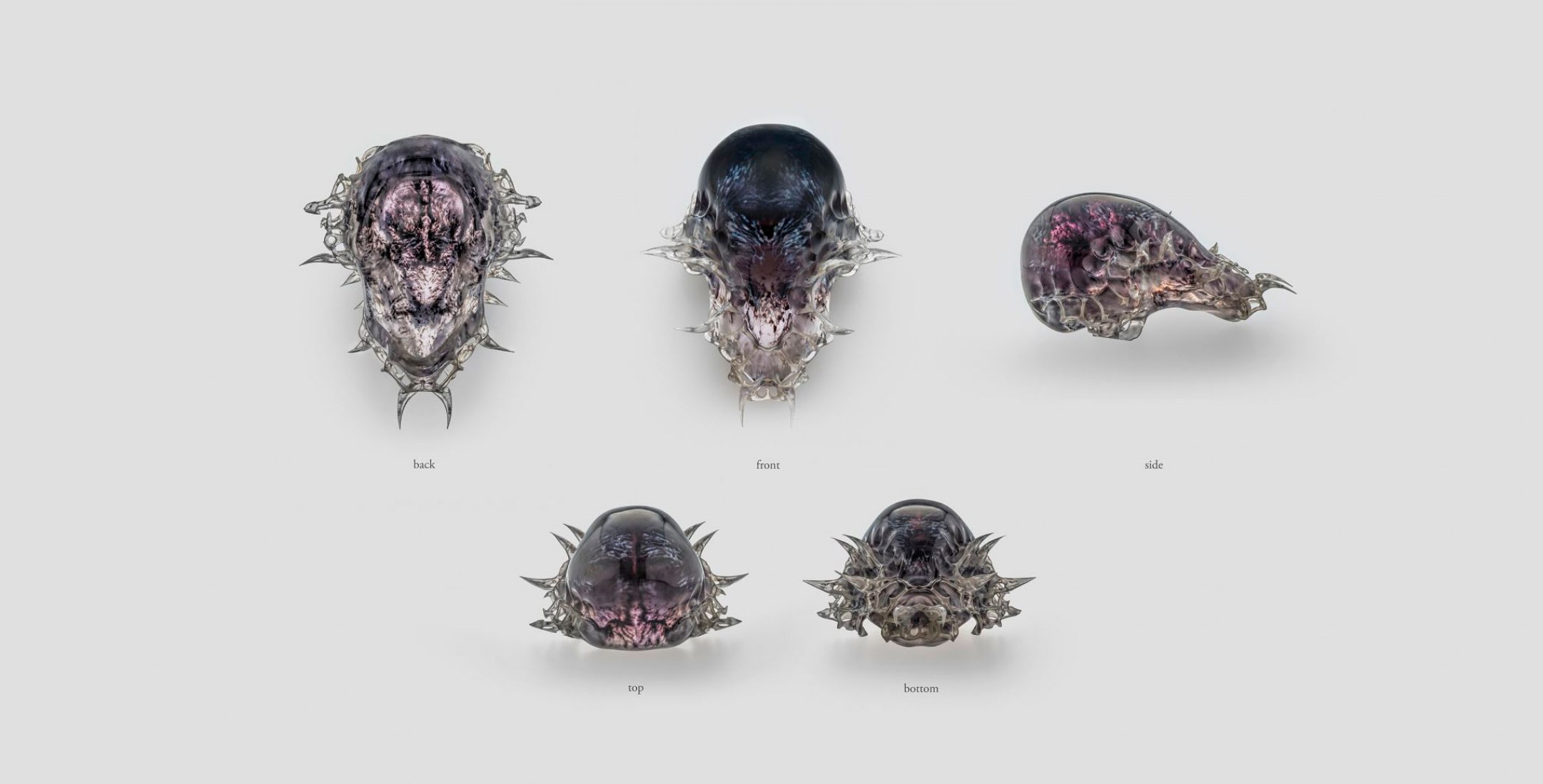 Vespers: Series II. Funeral masks by MIT, which capture the last breath ...