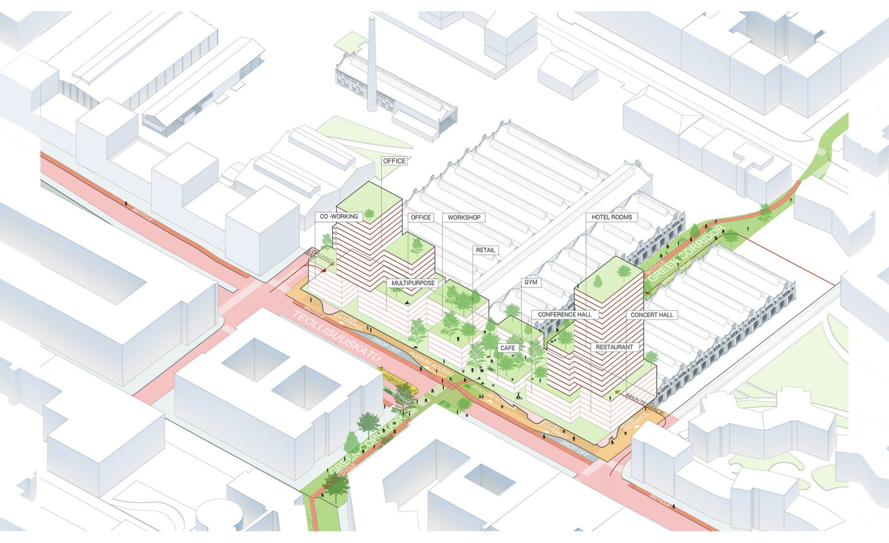 MASSLAB + AFRY win competition to design the Mixed Use building for the ...