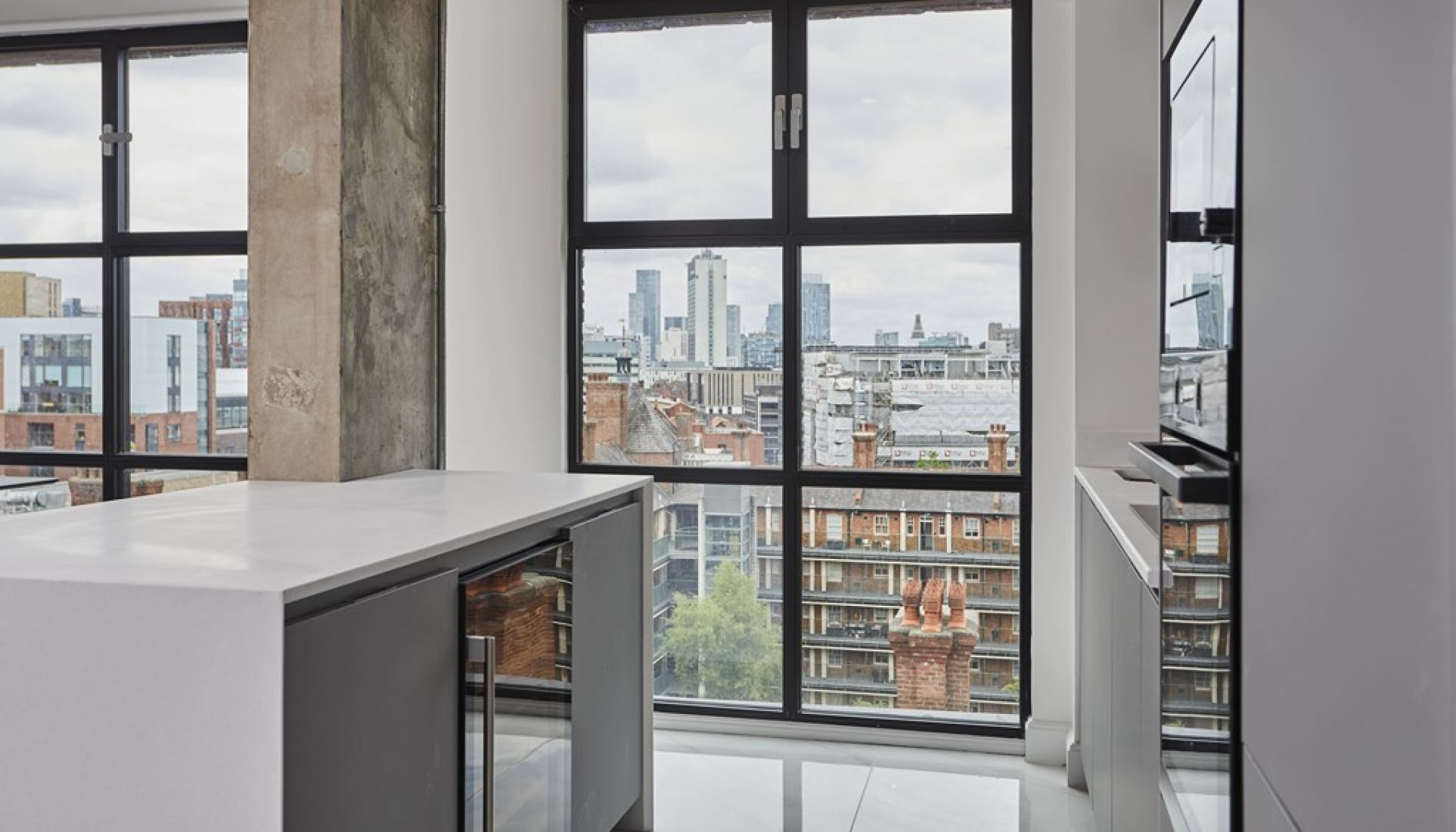 Commerce and homes in the same building. One Silk Street by Mecanoo ...