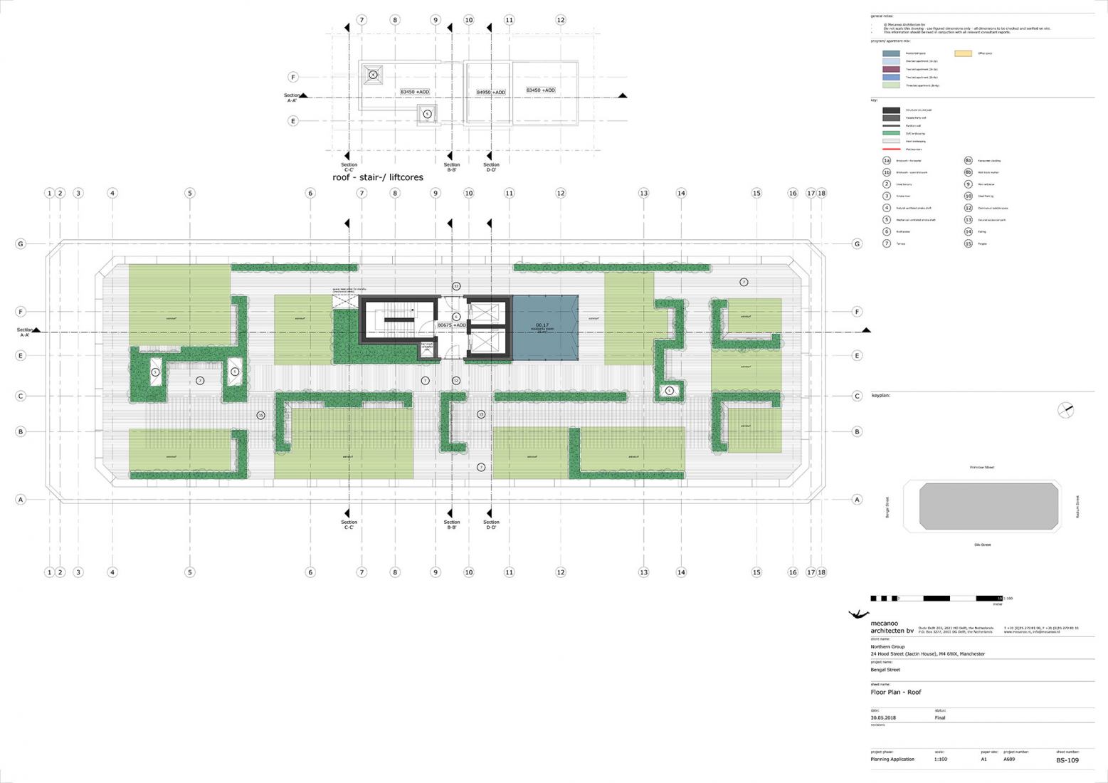 Commerce and homes in the same building. One Silk Street by Mecanoo ...
