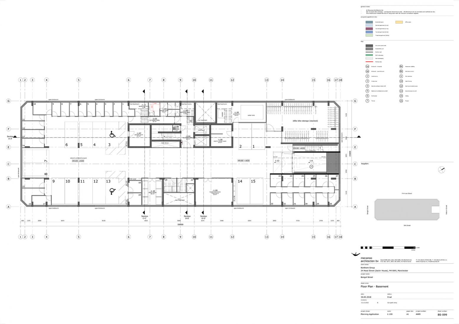 Commerce and homes in the same building. One Silk Street by Mecanoo ...