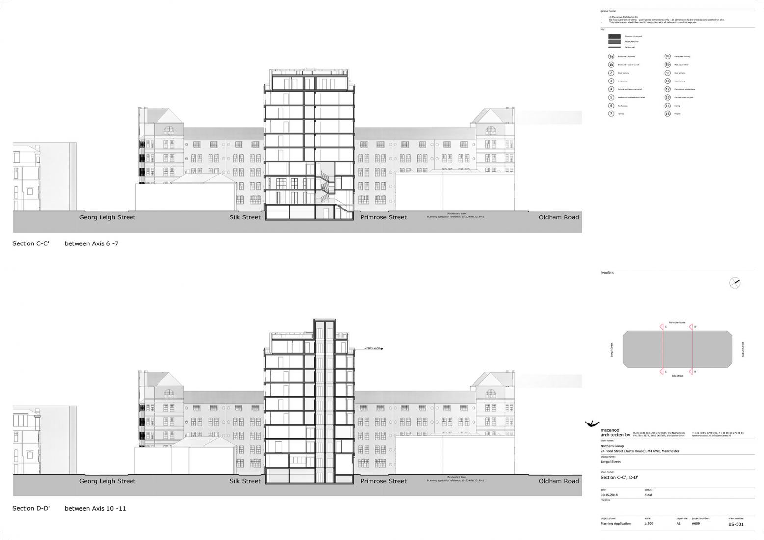 Commerce and homes in the same building. One Silk Street by Mecanoo ...